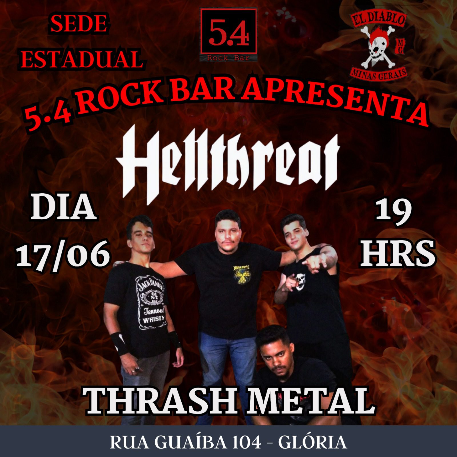 MC El Diablo - Trash Metal e palco Aberto - Jacaremoto