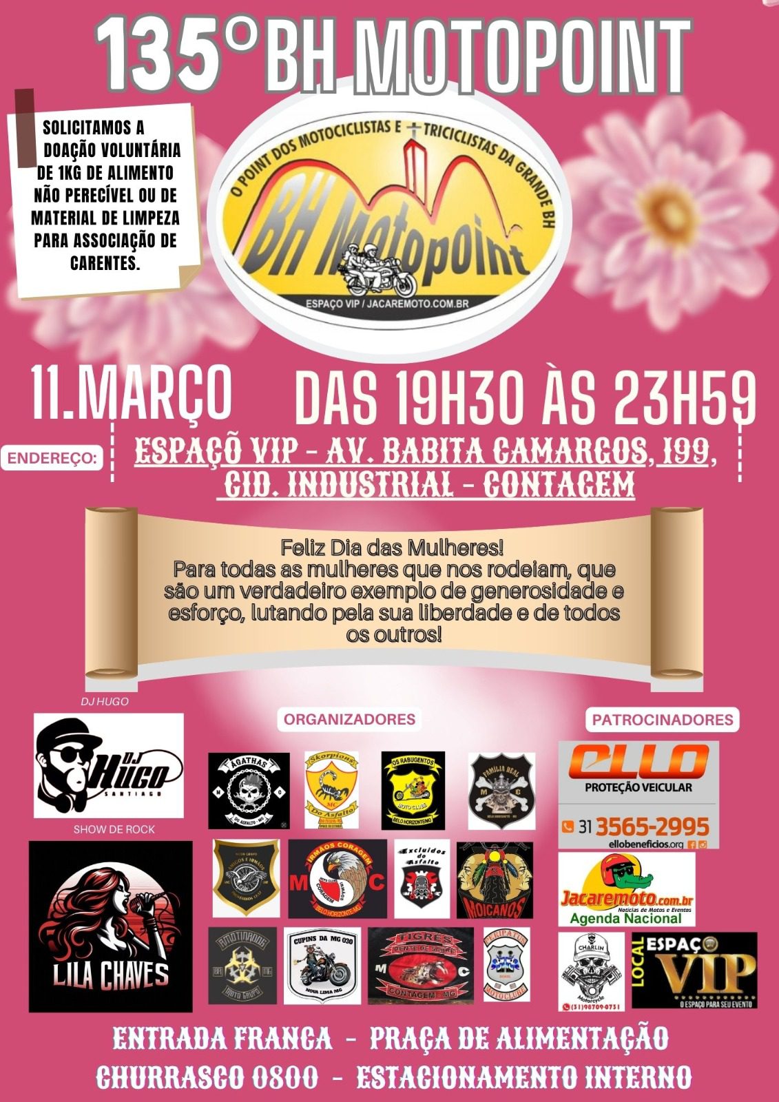 135º BH MOTOPOINT- UNIÃO dos MCs da GRANDE BH - Contagem/BH - MG ...